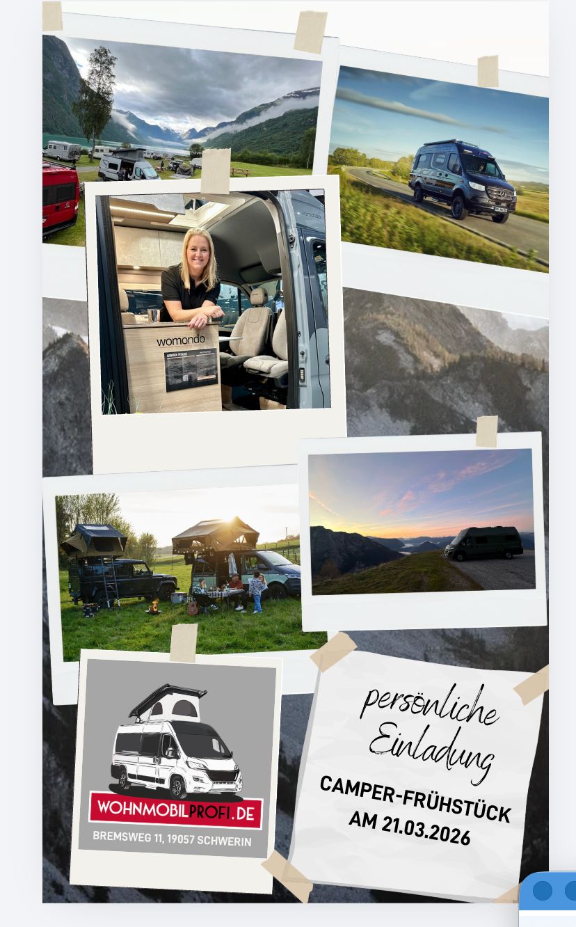 Camperfrühstück 2026 - Malibu Wohnmobile & Vans